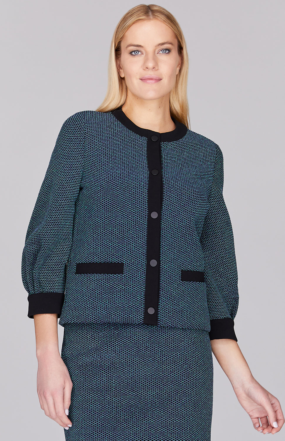 Sparkle Honeycomb Short Boxy Jacket – Mi Jong Lee